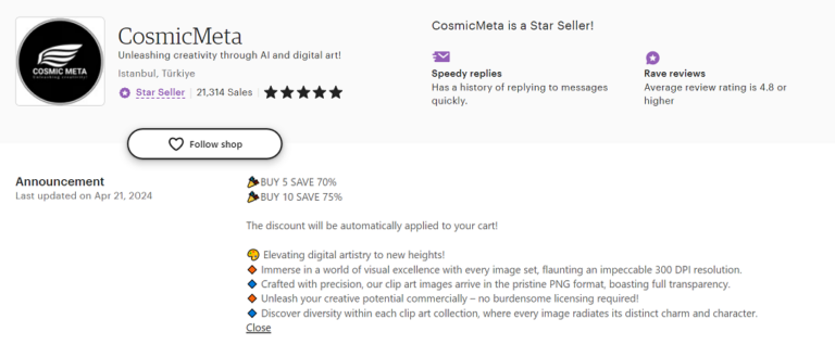 How to write an Effective Etsy Shop Announcement & Inspiring examples