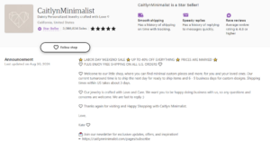 How to write an Effective Etsy Shop Announcement & Inspiring examples