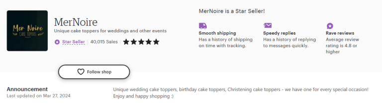 How to write an Effective Etsy Shop Announcement & Inspiring examples